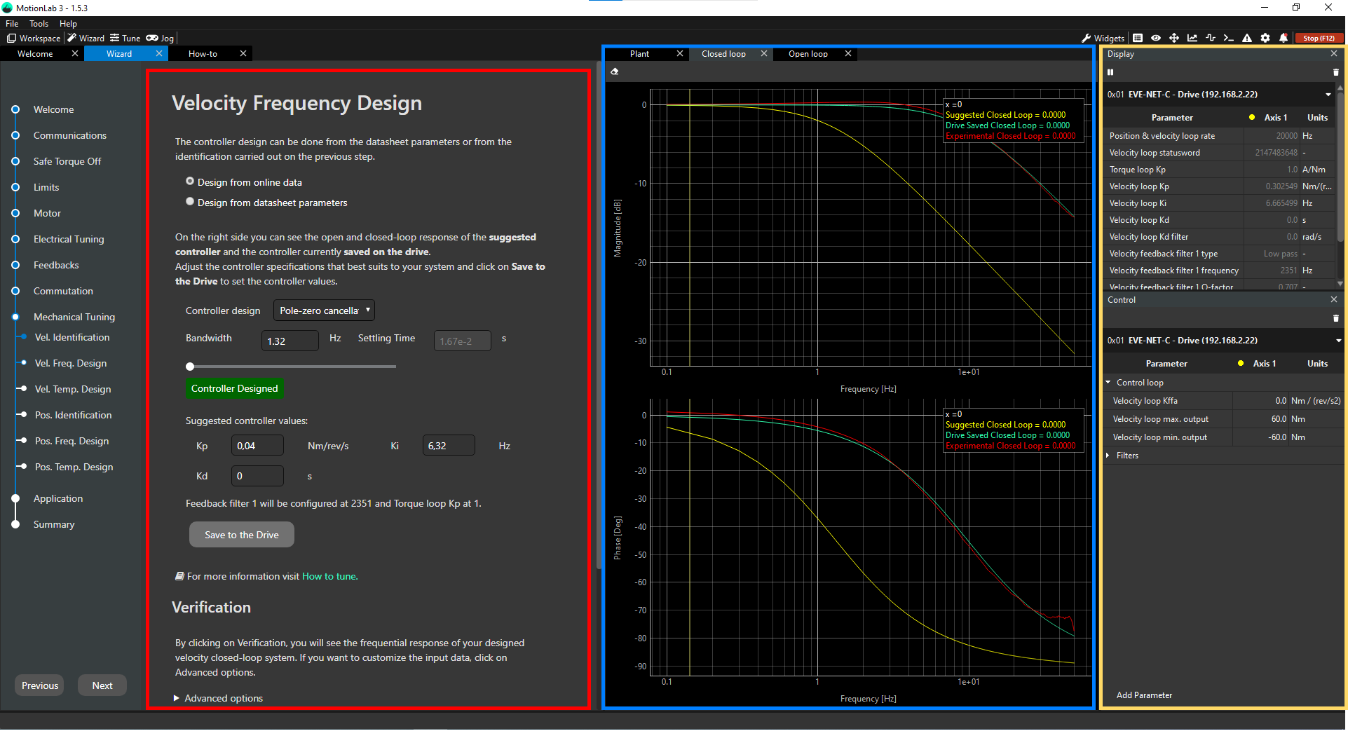 Velocity Frequency Design
