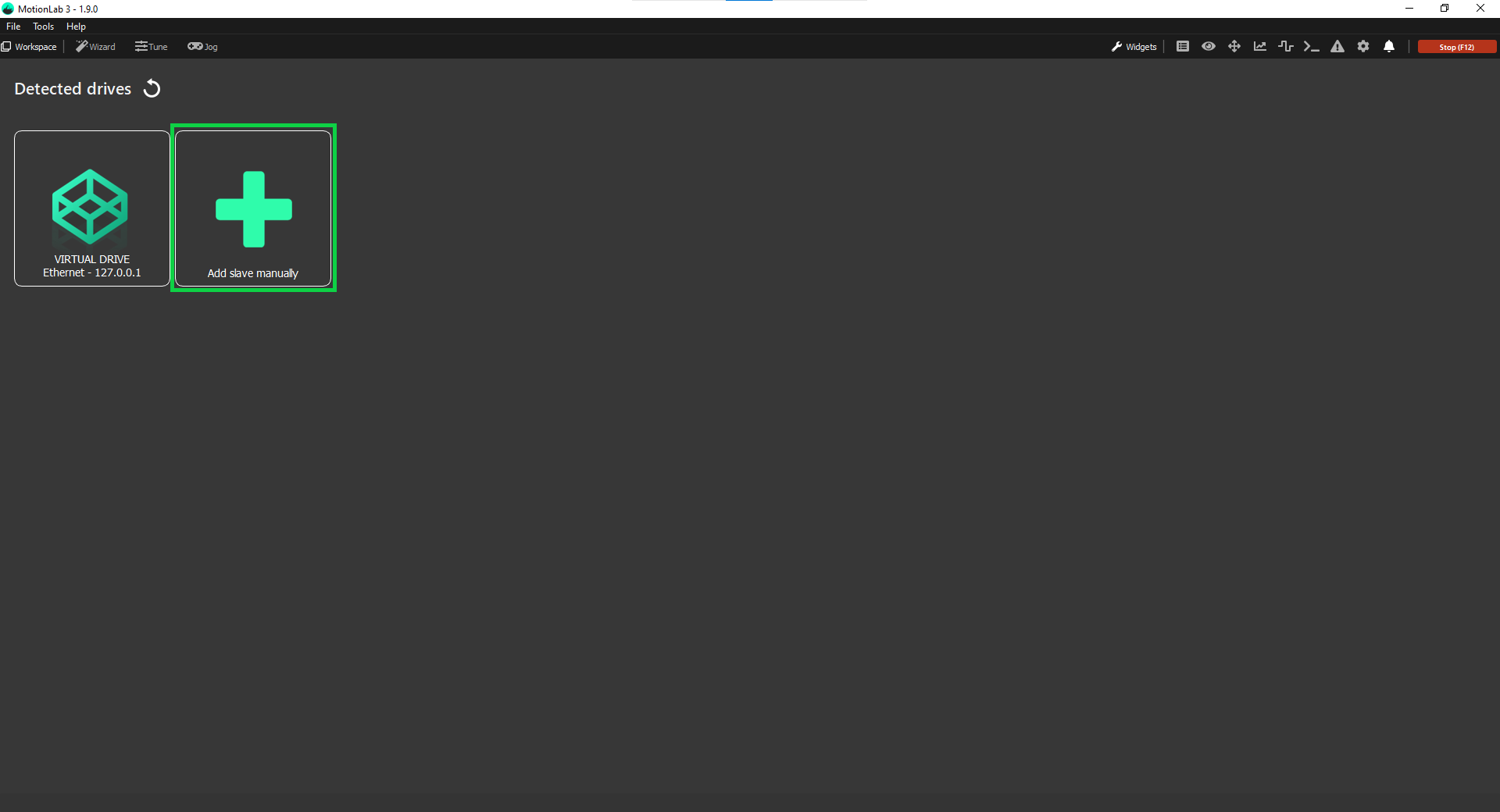 Connect PC and servo drive