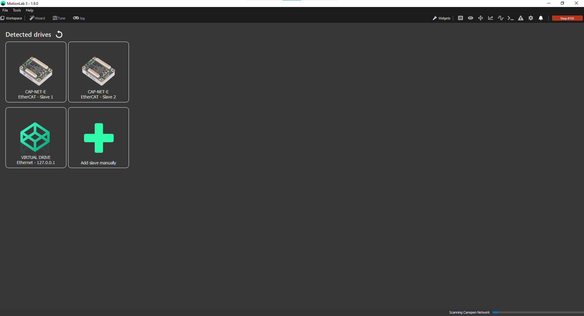 Connect through EtherCAT using CoE